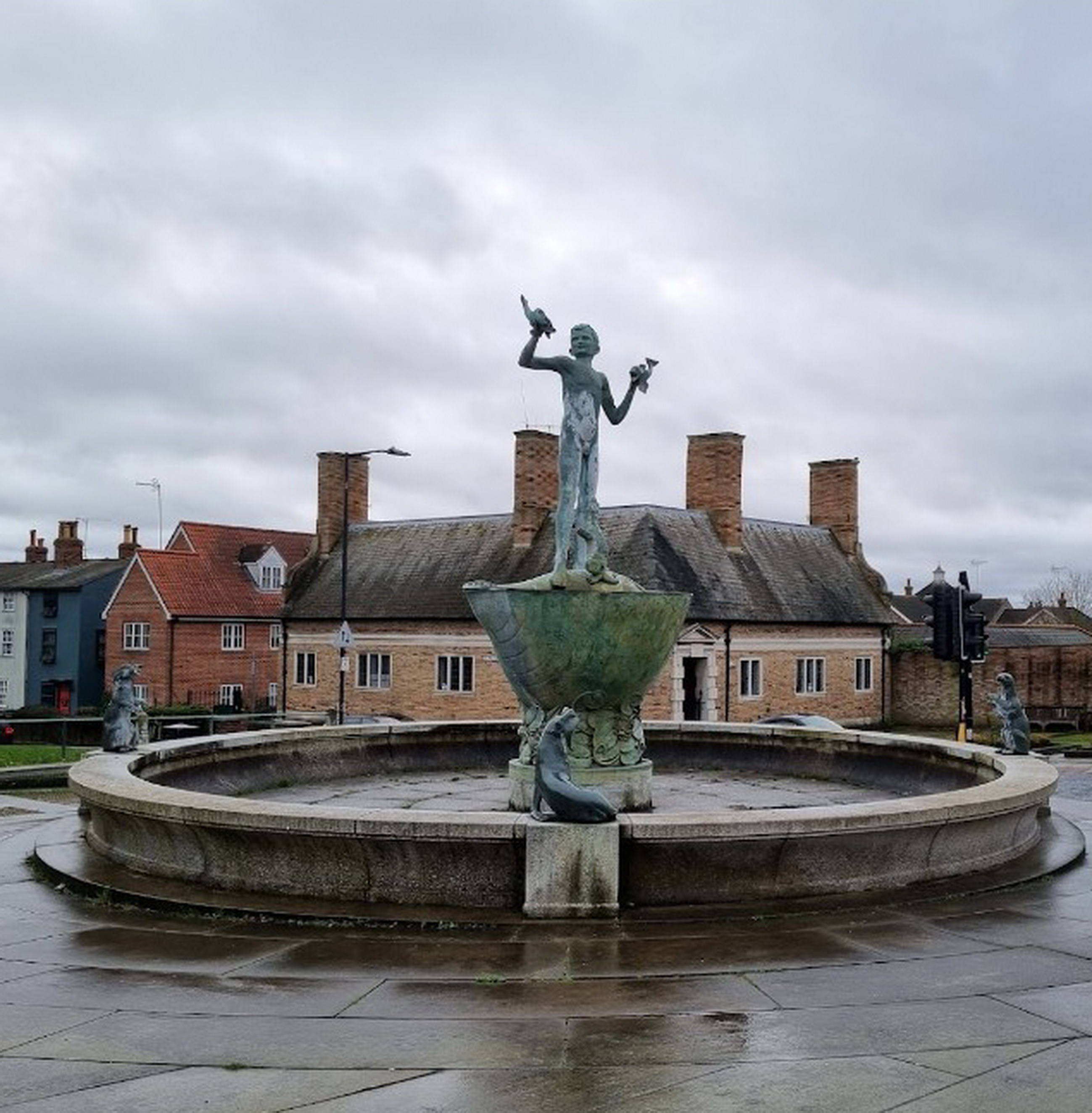 Young Boy Statue - Braintree