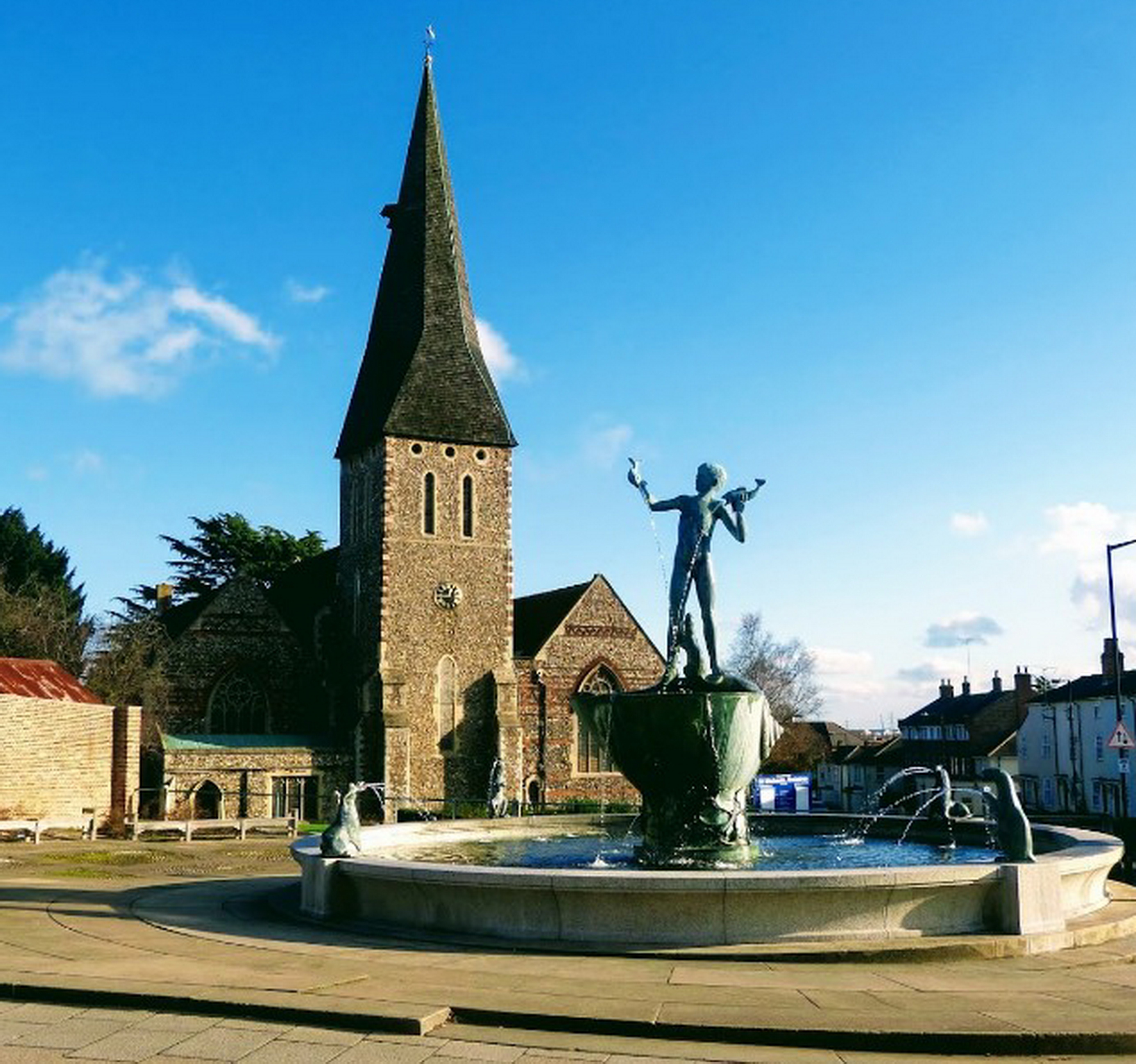 Young Boy Statue - Braintree