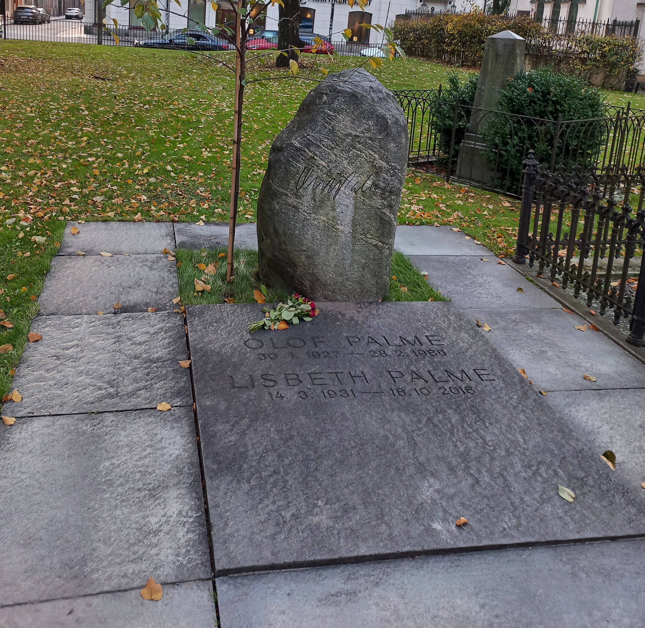 Olof Palmes grav - Stockholm