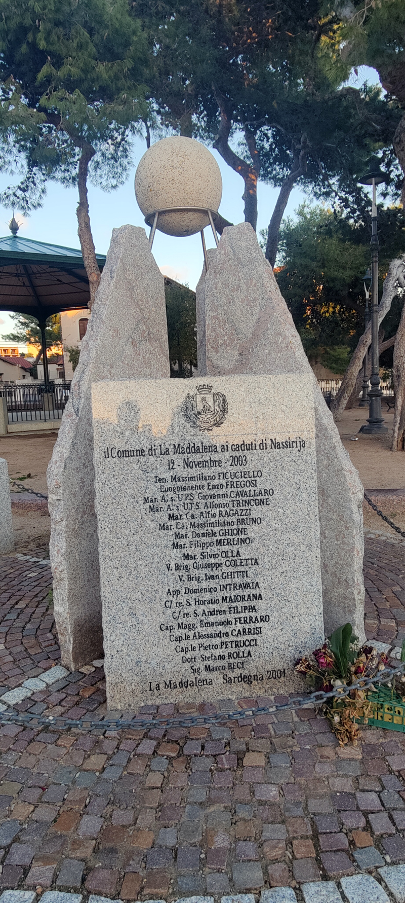 Monumento ai Caduti di Nassiriya - La Maddalena