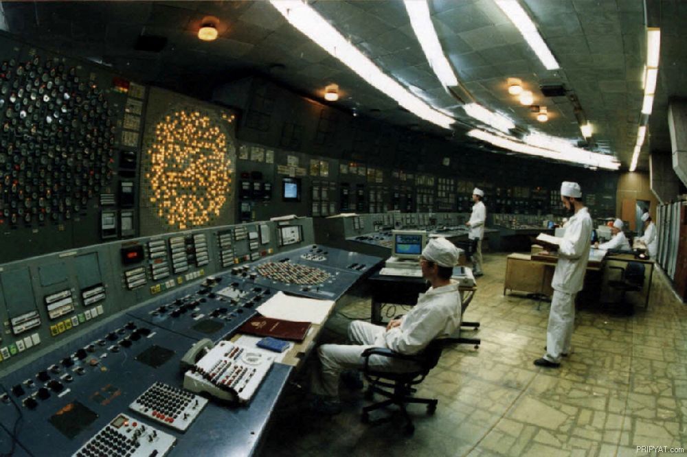 Control Room of Reactor Unit 3