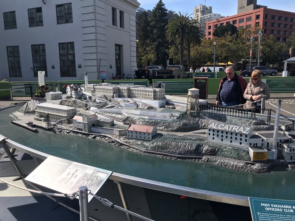 Model of Alcatraz - San Francisco, California