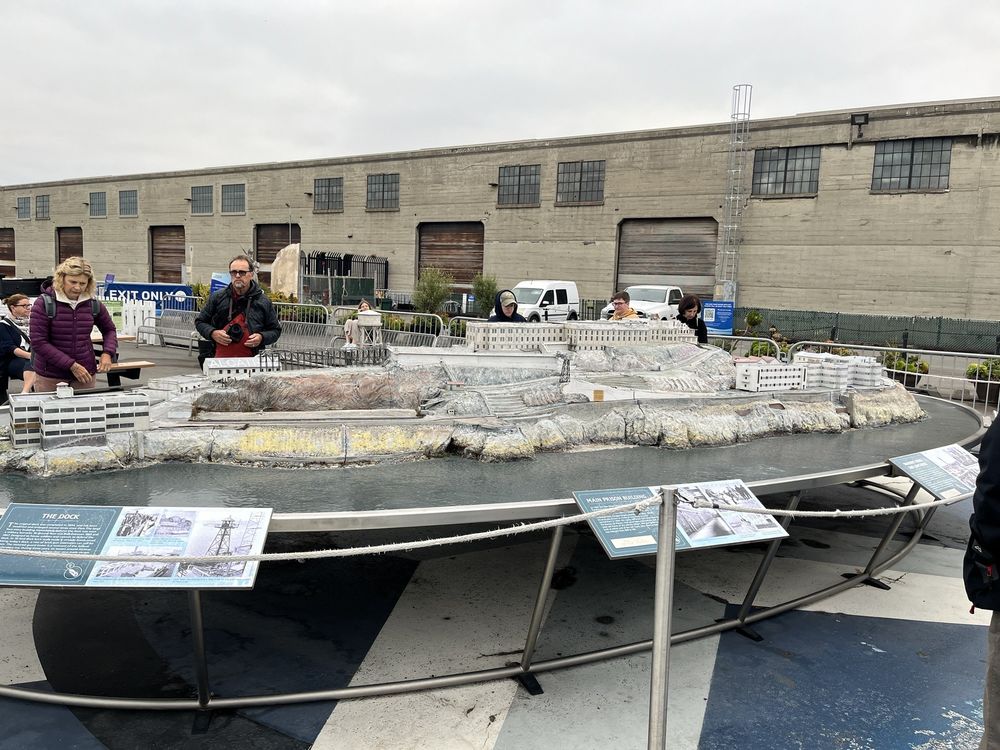 Model of Alcatraz - San Francisco, California