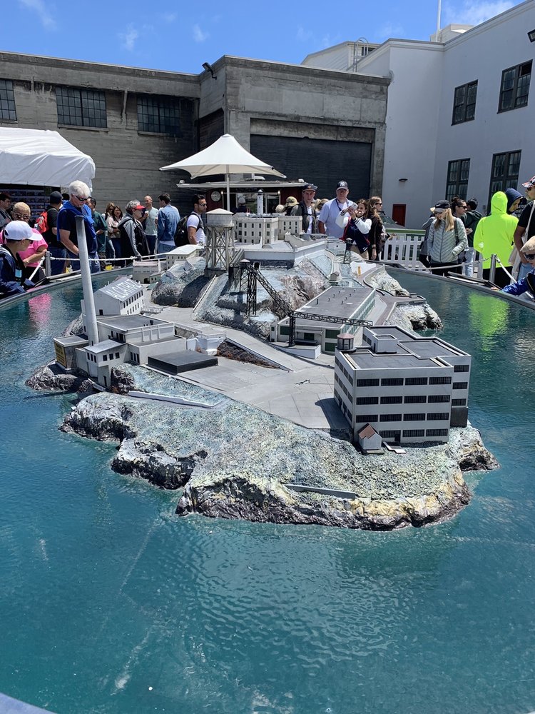 Model of Alcatraz - San Francisco, California