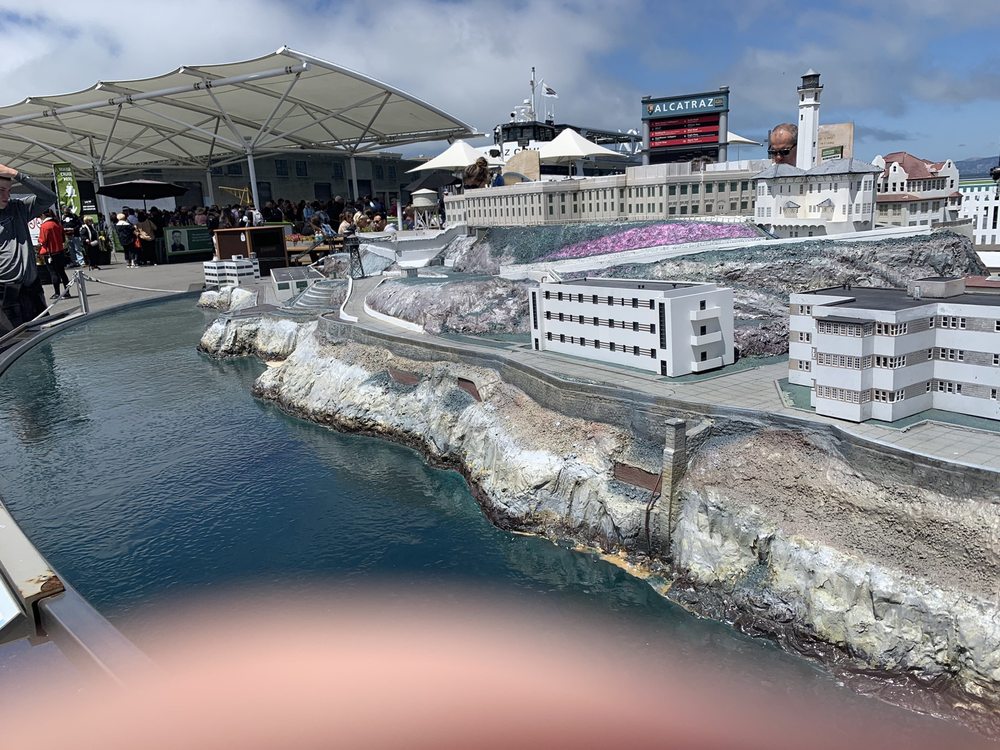 Model of Alcatraz - San Francisco, California