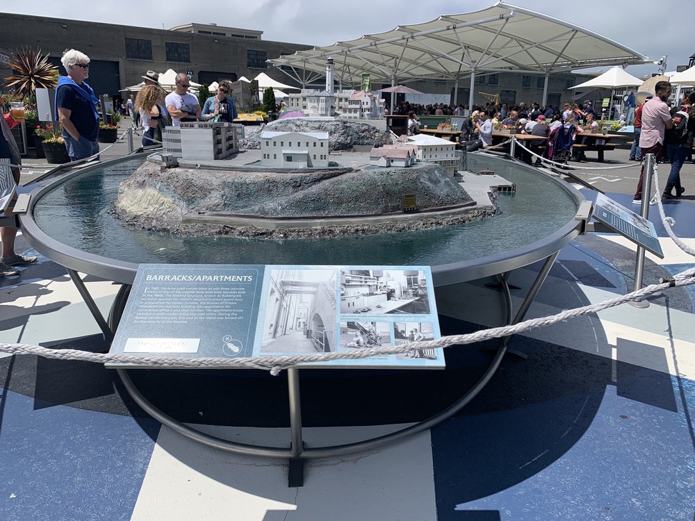 Model of Alcatraz - San Francisco, California