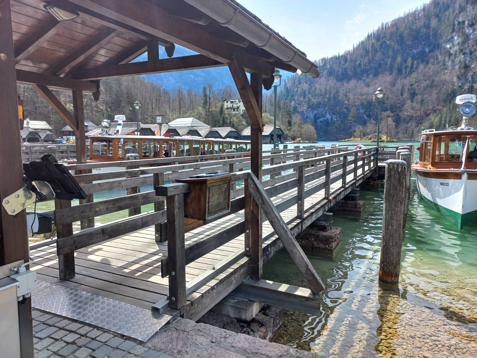 A pier for cruise ships - Кёнигсзее