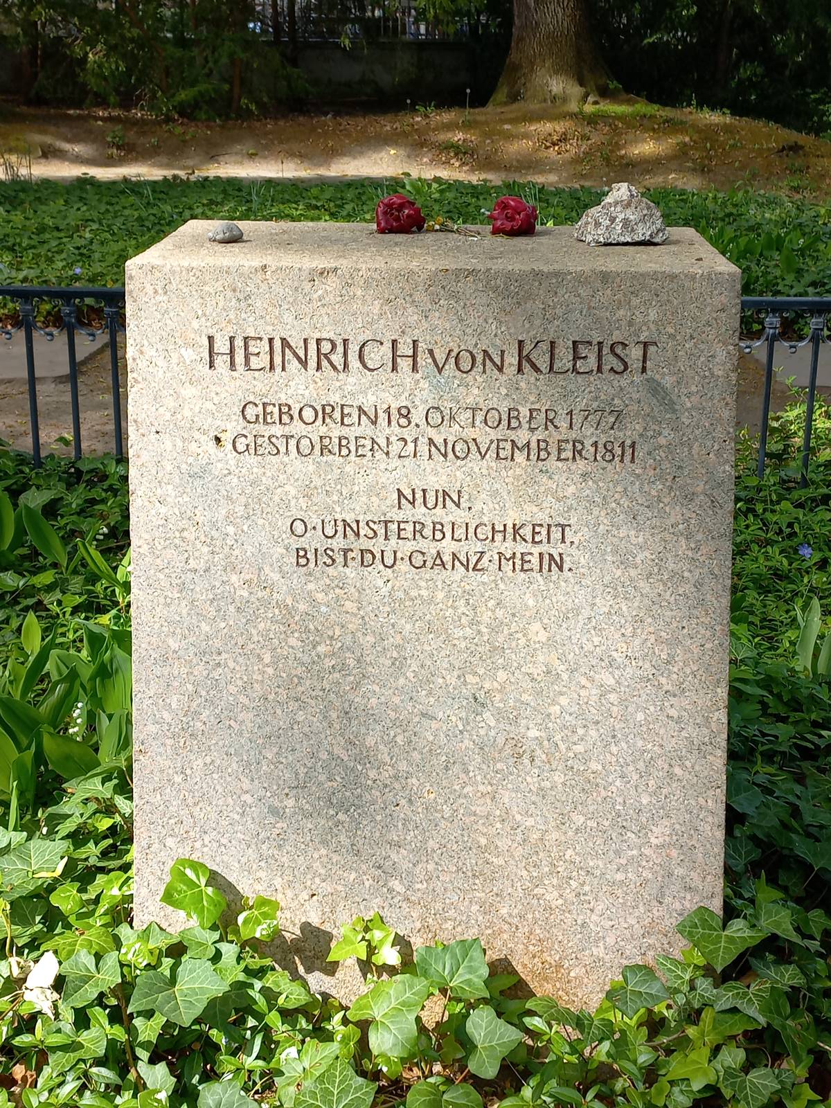 The grave of Heinrich von Kleist - Berlin