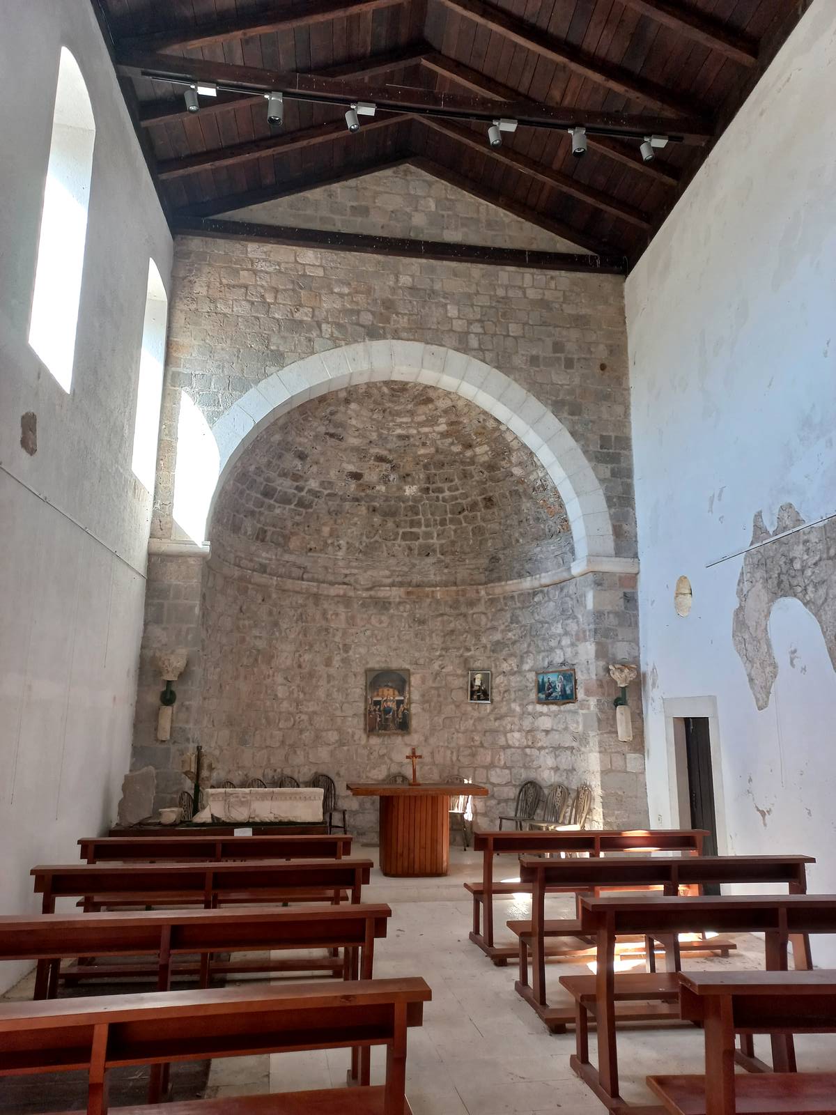 The historic interior of the church - Bar