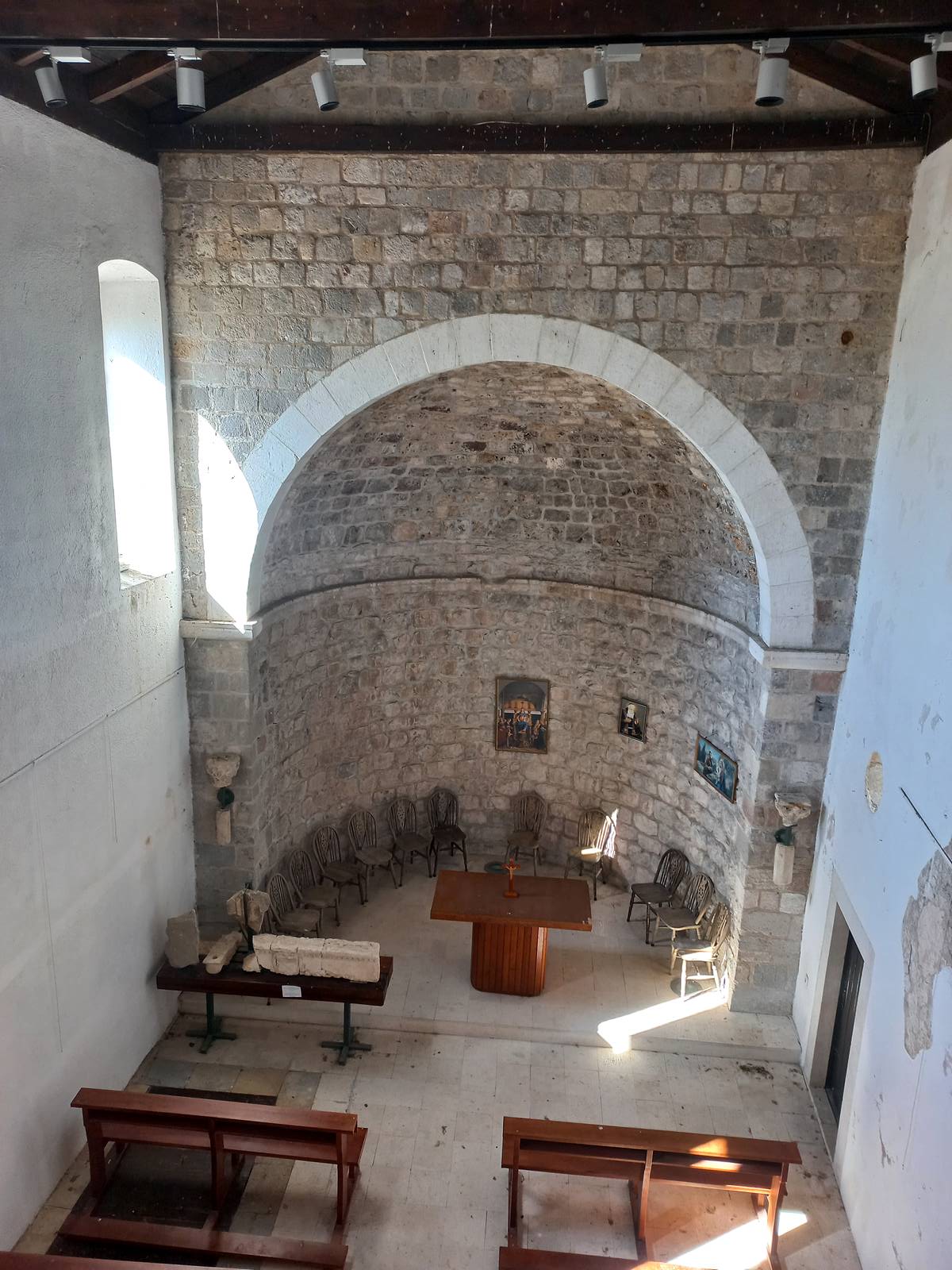 The historic interior of the church - Bar