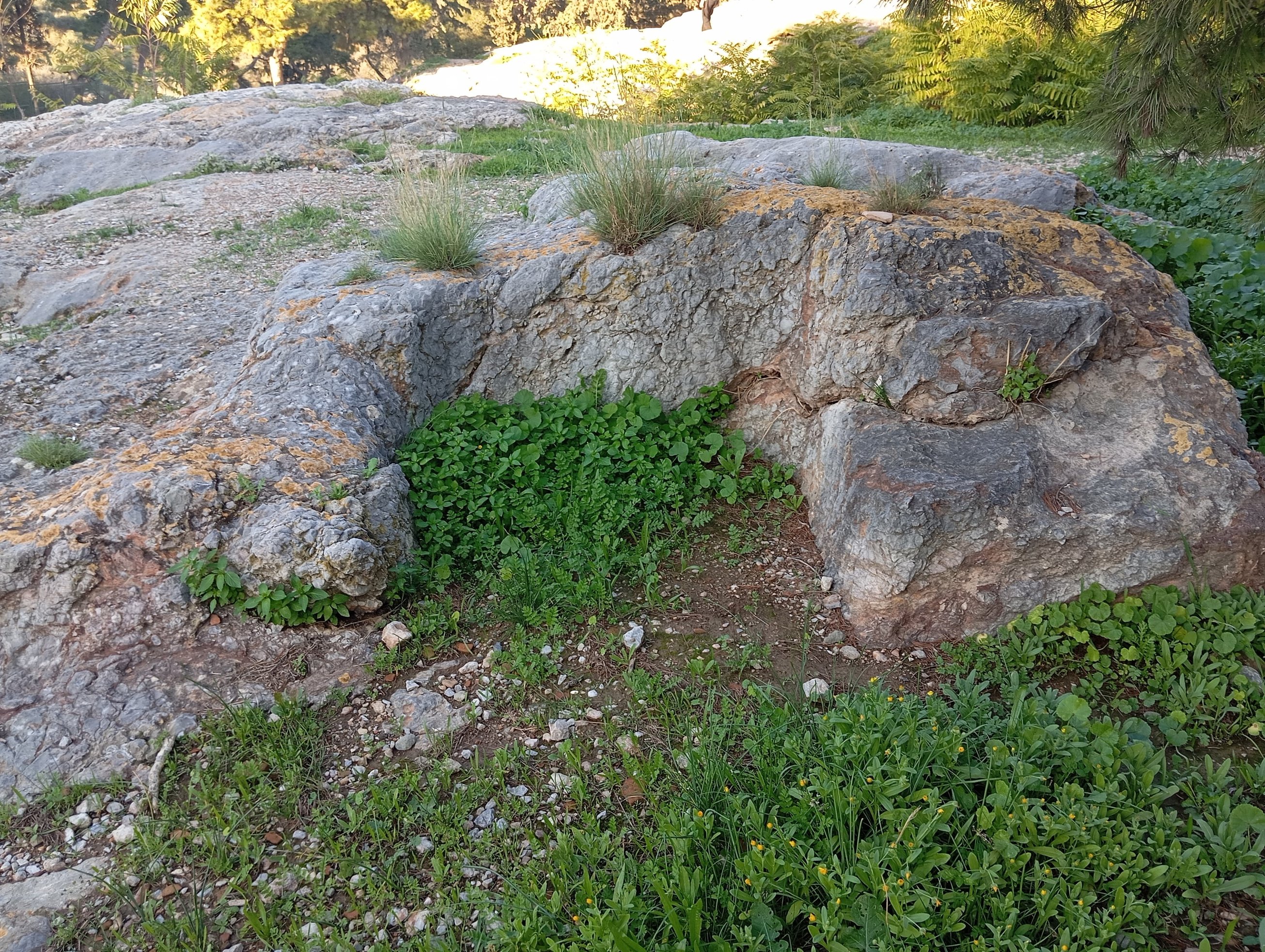 Indentation in the stone - Athens