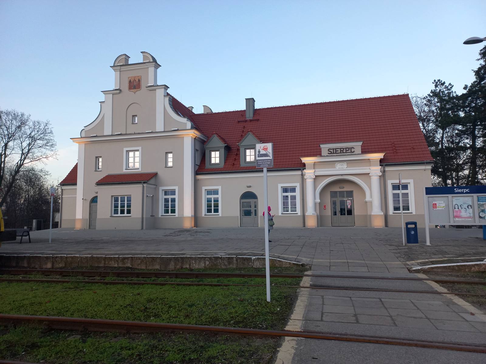 Teren peronu przydworcowego - Sierpc
