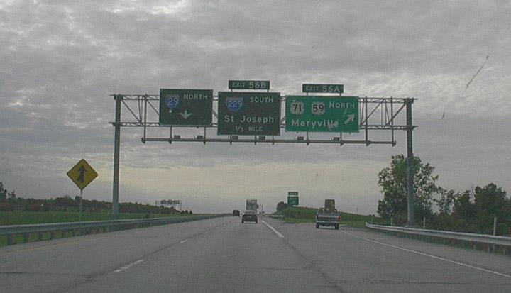 Interstate 29 (I-29) / U.S. Route 71 (US 71)
